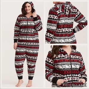 torrid | Intimates & Sleepwear | New Torrid Hello Kitty Onesie Pajamas ...